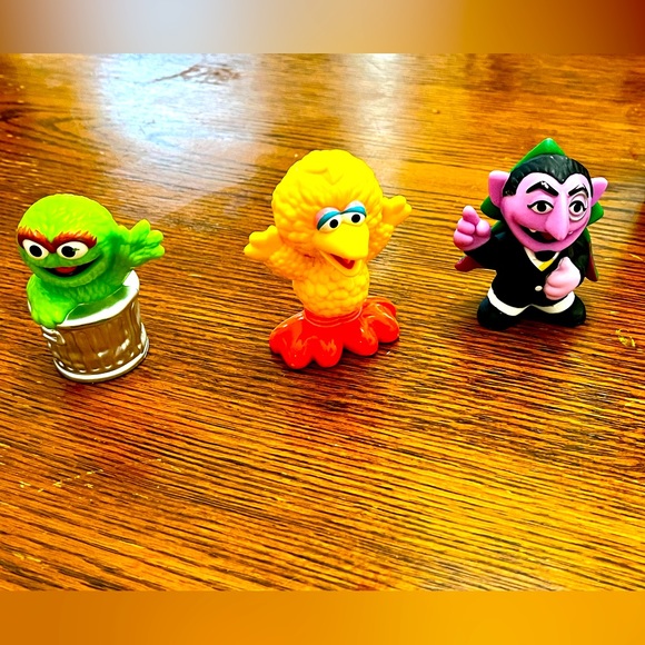 Sesame Street | Toys | 3 Sesame Street Muppets Jim Henson Count Big ...